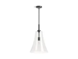 KOHLER Simplice 14" Pendant - Matte Black