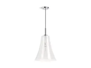 KOHLER Simplice 14" Pendant - Polished Chrome