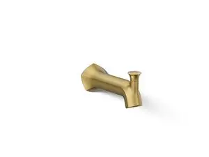 KOHLER Occasion Wall-mount Bath Spout With Straight Design And Diverter - Vibrant Brushed Moderne Brass