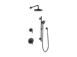 KOHLER Awaken Showering Kit, 2.5 Gpm - Matte Black