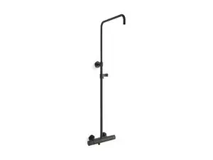 KOHLER Occasion Two-way Exposed Thermostatic Valve And Shower Column Kt - Matte Black