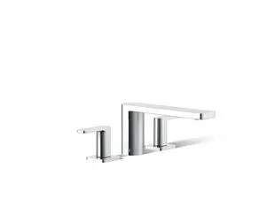 KOHLER Parallel Deck-mount Bath Faucet - Polished Chrome