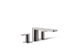 KOHLER Parallel Deck-mount Bath Faucet Vibrant Titanium