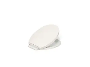 KOHLER Impro ReadyLatch Quiet-Close Round-front Toilet Seat Biscuit
