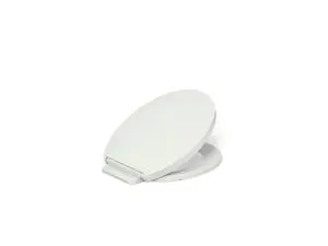 KOHLER Impro ReadyLatch Quiet-Close Round-front Toilet Seat Dune