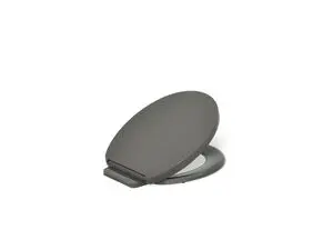 KOHLER Impro Readylatch Quiet-close Round-front Toilet Seat - Thunder Grey