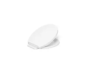 KOHLER Impro ReadyLatch Quiet-Close Round-front Toilet Seat White