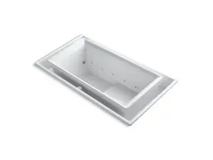 KOHLER Sok 63" X 31-1/2" Drop-in Effervescence Bath With Chromatherapy And Right-hand Drain - One-color