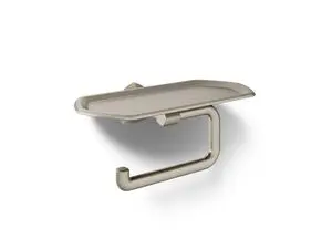 KOHLER Occasion Toilet Paper Holder With Tray - Vibrant Brushed Nickel