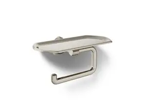 KOHLER Occasion Toilet Paper Holder With Tray - Vibrant Polished Nickel