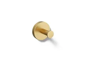 KOHLER Elate Robe Hook - Vibrant Brushed Moderne Brass