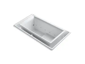 KOHLER Sok 63" X 31-1/2" Drop-in Effervescence Bath With Chromatherapy And Left-hand Drain - One-color
