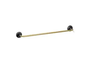 KOHLER Tone 24" Towel Bar - Matte Black With Brushed Moderne Brass