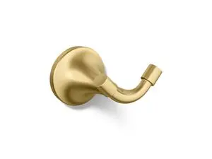 KOHLER Tone Robe Hook - Vibrant Brushed Moderne Brass
