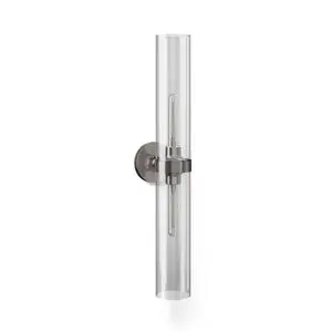 KOHLER Purist Two-light Sconce Titanium