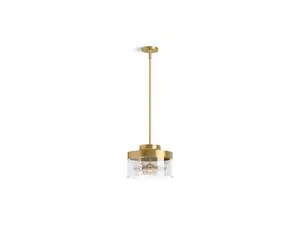 KOHLER Purist 12-1/2" Pendant - Brushed Moderne Brass