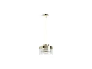 KOHLER Purist 12-1/2" Pendant - French Gold