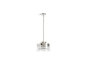 KOHLER Purist 12-1/2" Pendant - Polished Nickel