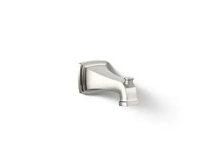 KOHLER Riff Wall-mount Bath Spout With Diverter - Vibrant Polished Nickel