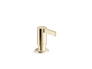 KOHLER Billet Soap/lotion Dispenser Vibrant French Gold