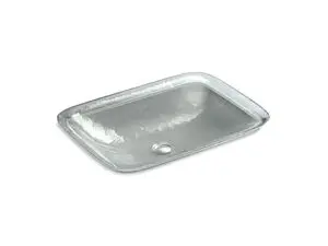 KOHLER Inia 20-3/4" Rectangular Drop-in Bathroom Sink, No Overflow - One-color