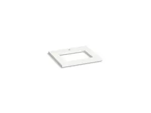 KOHLER Silestone 25" Quartz Vanity Top With Rectangular Cutout - Miami White