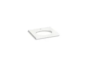 KOHLER Silestone 25" Quartz Vanity Top With Oval Cutout - Miami White