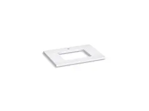 KOHLER Silestone 31" Quartz Vanity Top With Rectangular Cutout - Eternal Statuario