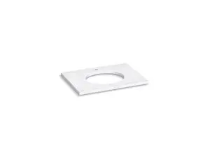 KOHLER Silestone 31" Quartz Vanity Top With Oval Cutout - Eternal Statuario