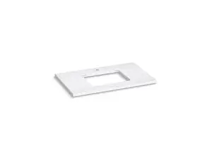 KOHLER Silestone 37" Quartz Vanity Top With Rectangular Cutout - Eternal Statuario