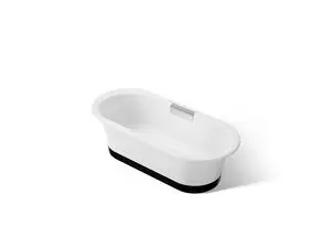 KOHLER Volute 63" X 28-3/8" Freestanding Bath With Base - One-color