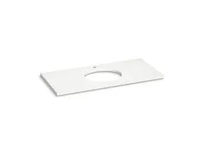 KOHLER Silestone 49" Quartz Vanity Top With Oval Cutout - Miami White