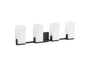 KOHLER Honesty Four-light Sconce Matte Black