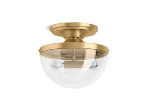 KOHLER Bellera 15" Flush-mount - Brushed Moderne Brass
