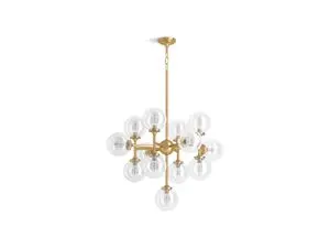 KOHLER Bellera 32" Chandelier - Brushed Moderne Brass