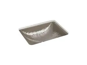 KOHLER Yepsen 20" Rectangular Undermount Bathroom Sink, No Overflow - One-color