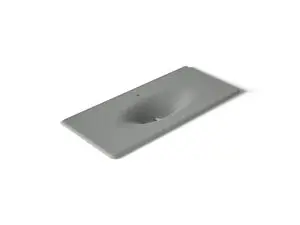 KOHLER Iron/impressions 49" Enameled Cast Iron Vanity Top With Integrated Oval Sink - One-color