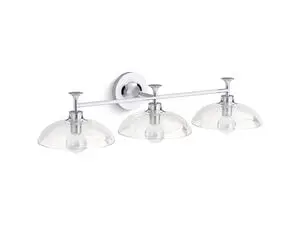 KOHLER Tone Three-light Sconce - Polished Chrome