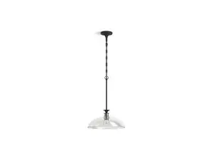 KOHLER Tone 15" Pendant Matte Black
