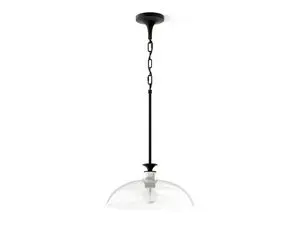 KOHLER Tone 15" Pendant Matte Black