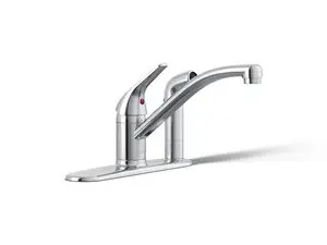 KOHLER Jolt Single-handle Kitchen Sink Faucet With Side Sprayer - One-color