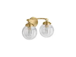KOHLER Embra Studio Mcgee Two-light Sconce - Brushed Moderne Brass