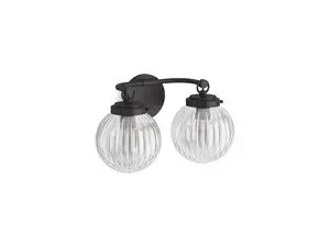 KOHLER Embra Studio Mcgee Two-light Sconce - Matte Black
