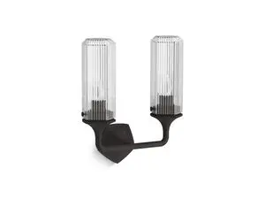 KOHLER Occasion Two-light Sconce - Matte Black