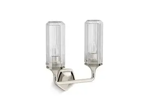 KOHLER Occasion Two-light Sconce - Polished Nickel