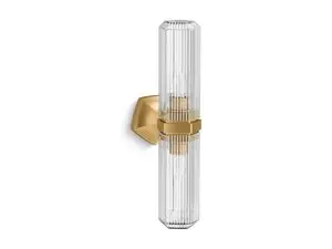 KOHLER Occasion Two-light Sconce - Brushed Moderne Brass