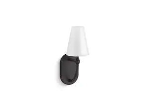 KOHLER Kernen Studio Mcgee One-light Sconce - Matte Black