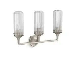 KOHLER Occasion Three-light Sconce - Brushed Nickel