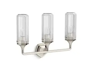 KOHLER Occasion Three-light Sconce - Polished Nickel