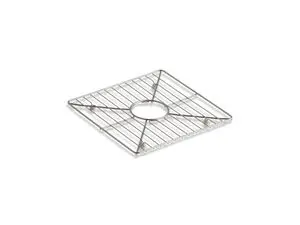KOHLER Poise Sink Rack, 13-3/16" X 13-3/16", For Kitchen And Bar Sinks - Stainless Steel